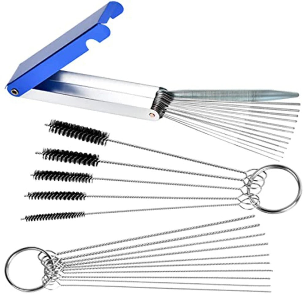 Airbrush Nozzle Cleaning Kit - Portable Repair Tools - 25 pcs – EZ ...