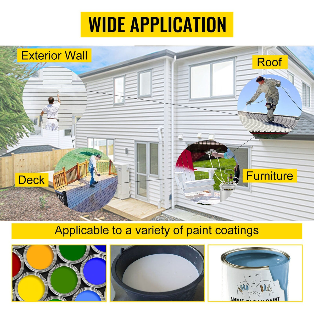 EZ 2.5Gal High Pressure Paint Paint Sprayer- 10L Capacity – EZ Painting ...