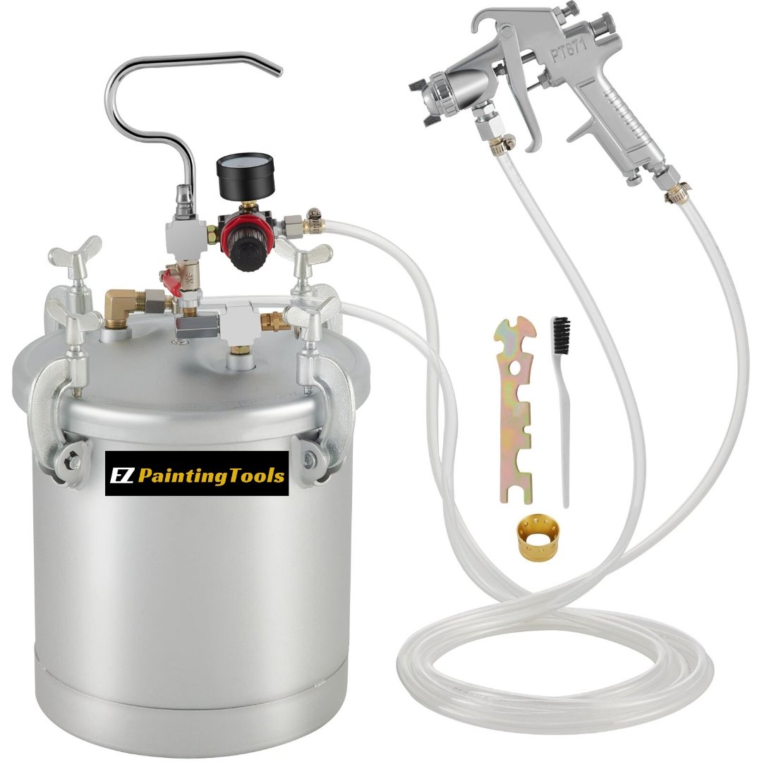EZ 2.5Gal High Pressure Paint Paint Sprayer- 10L Capacity – EZ Painting ...