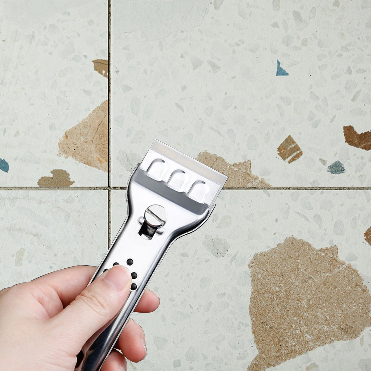 EZ Flat Metal Safety Scraper w/ 5 Blades – EZ Painting Tools