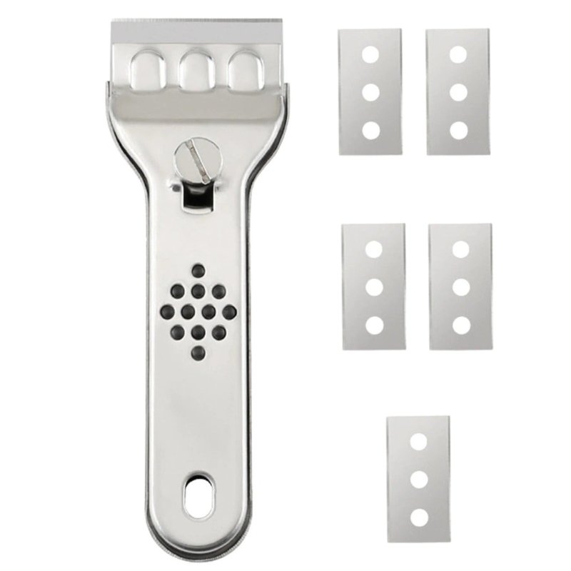 EZ Flat Metal Safety Scraper w/ 5 Blades – EZ Painting Tools